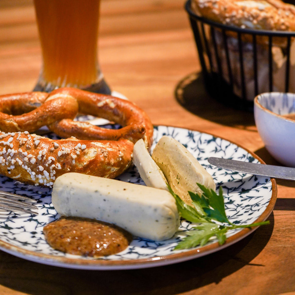 Vegane Weißwurst: Das Original auf Erbsenbasis